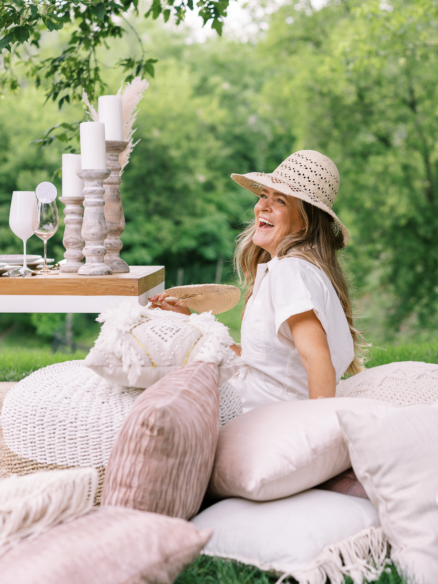 Girls Backyard Boho Picnic Party - Rachel A. Clingen Wedding & Event Design